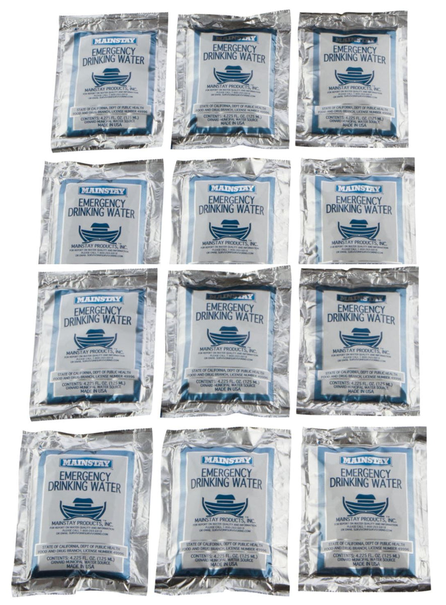 6-Day Emergency Food & Water Rations for Emergency Kits, Survival Kits ...
